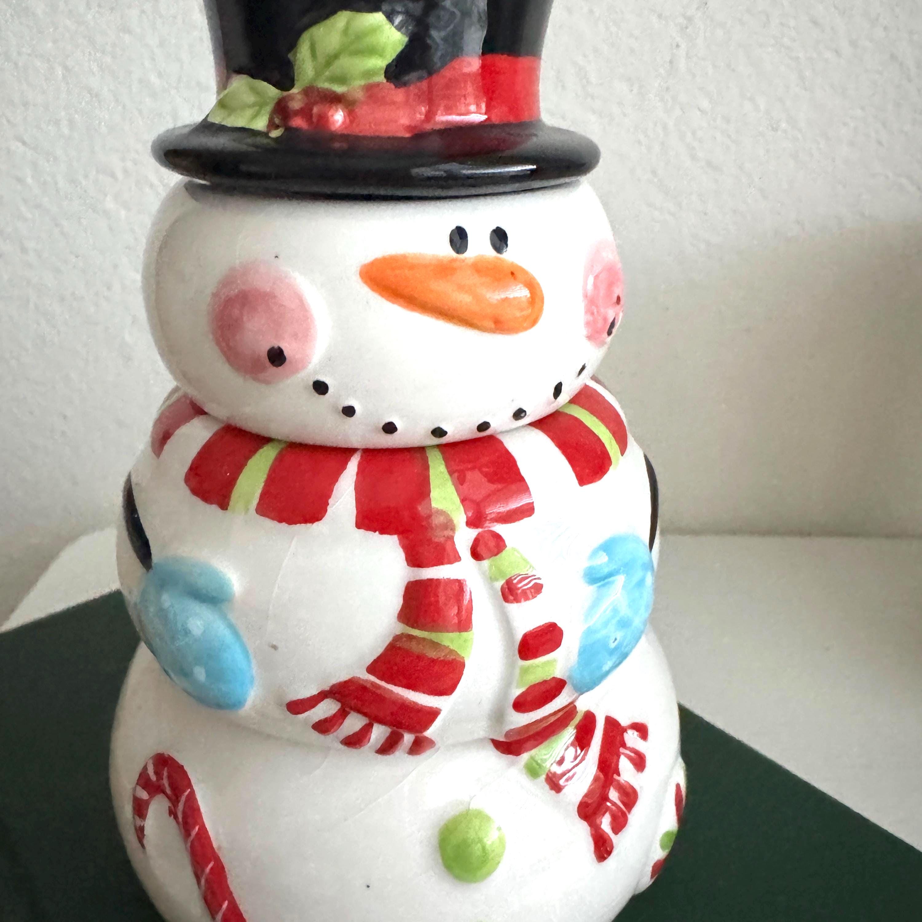 Pier 1 Snowman Measuring Cup Set: Collectible Christmas Kitchen Decor ...