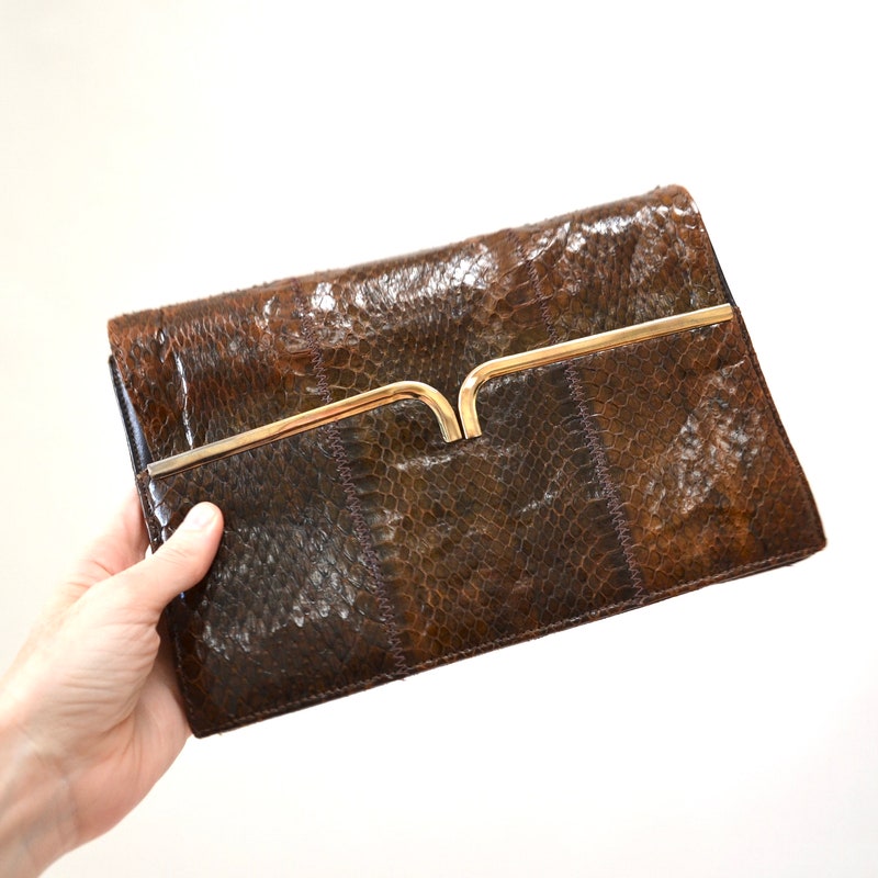 Python Clutch - Etsy