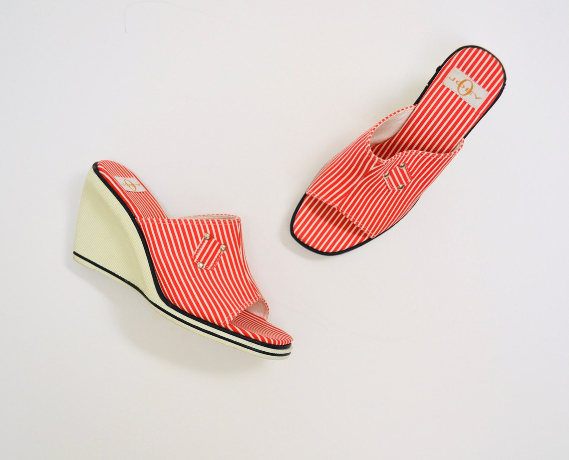 90s 2000s Y2k Vintage Chunky Platform Slides Mules Heels Size - Etsy