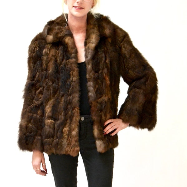 Vintage Fur Jacket - Etsy