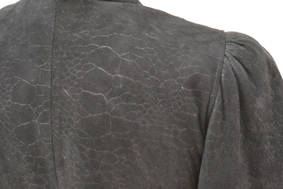 80s Vintage Black Suede Leather Jacket Size Medium // 80s 80s Vintage Black Suede Leather Jacket Size Medium // 80s