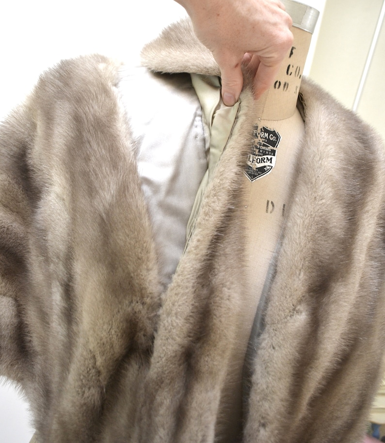 Vintage Mink Stole Honey Silver Vintage Fur Stole Cape// | Etsy