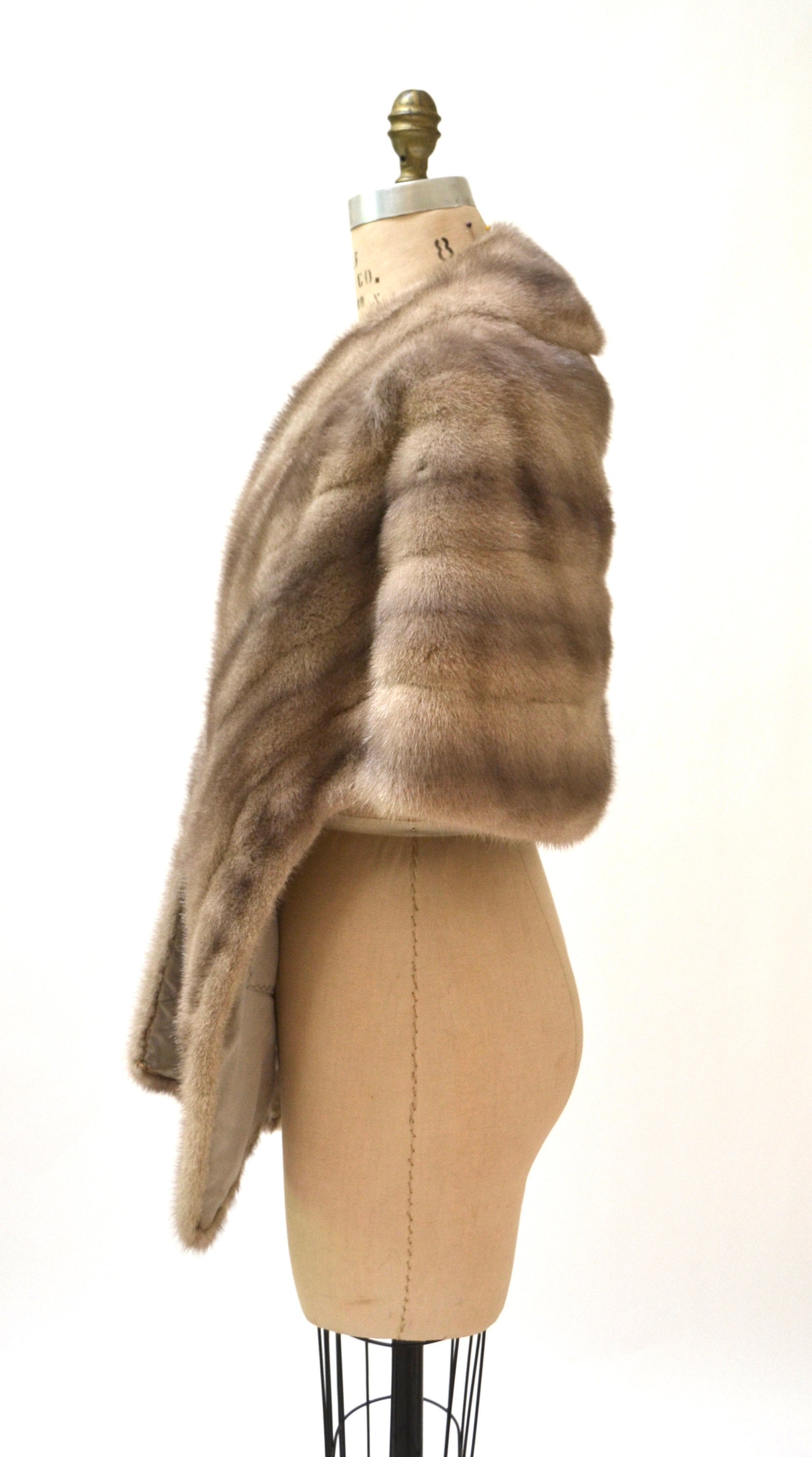 Vintage Mink Stole Honey Silver Vintage Fur Stole Cape// | Etsy