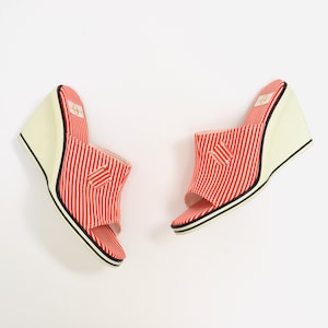 90s 2000s Y2k Vintage Chunky Platform Slides Mules Heels Size | Etsy