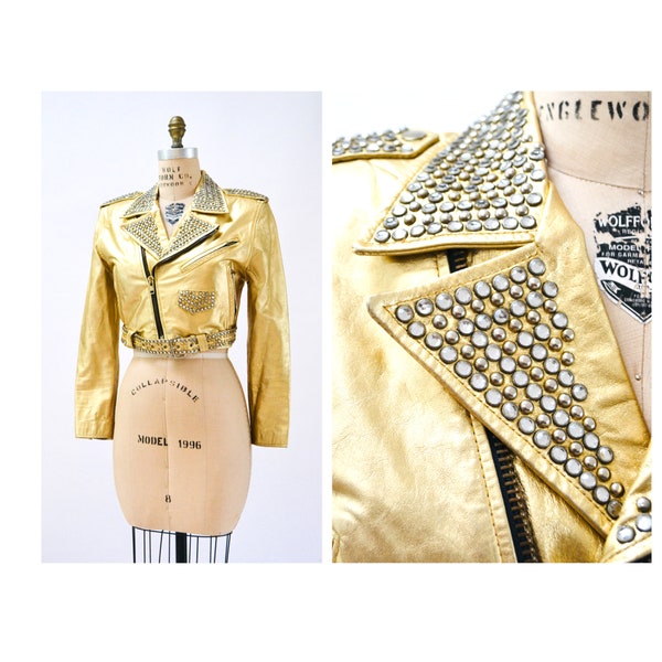Roxx Leather Jacket Small - Etsy