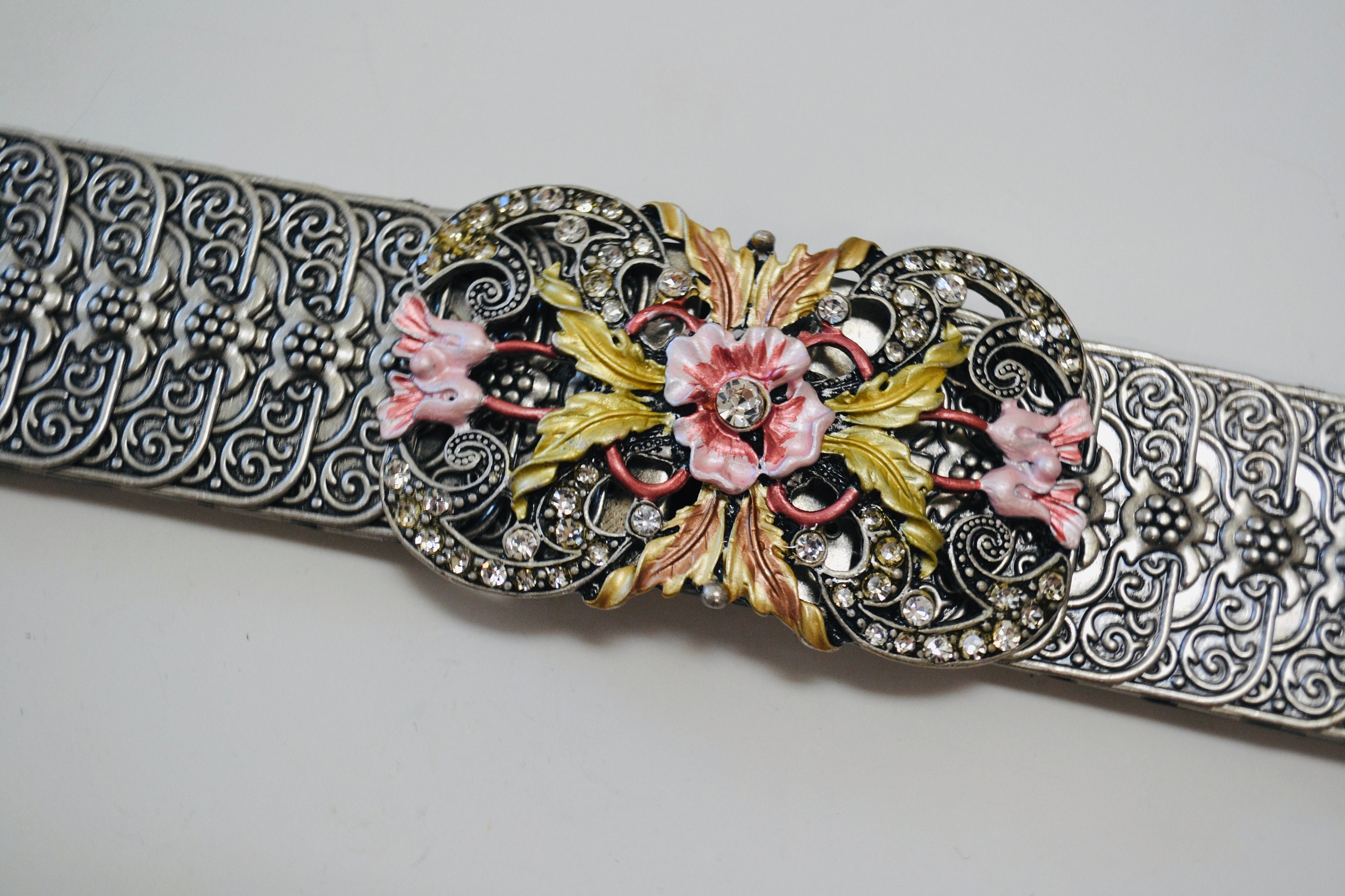90s Y2k 2000s Vintage Silver Stretch Belt Metal Silver 90s Y2k 2000s Vintage Silver Stretch Belt Metal Silver