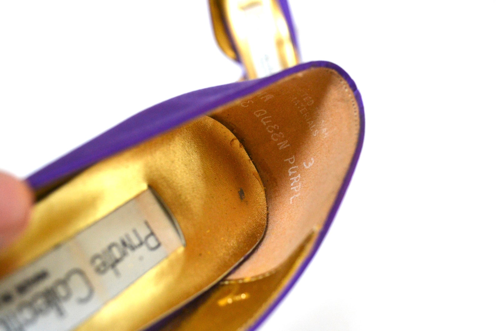 80s 90s Glam Party Vintage Purple Satin Bow High Heels Pumps | Etsy