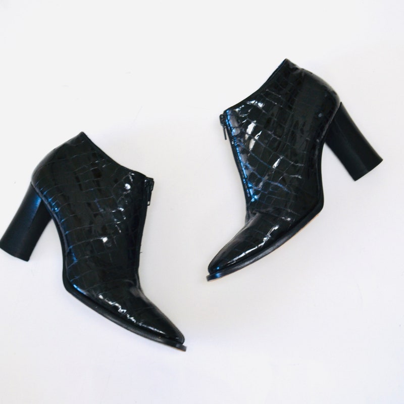 Italian Leather Booties - Etsy