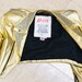80s 90s Amazing Vintage Gold Leather Biker Jacket Rhinestones Gold ...
