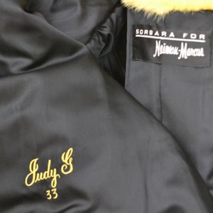 Vintage 90s Glam Yellow Mink Fur Jacket Coat by Sorbara for Neiman ...