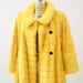 Vintage 90s Glam Yellow Mink Fur Jacket Coat by Sorbara for Neiman ...