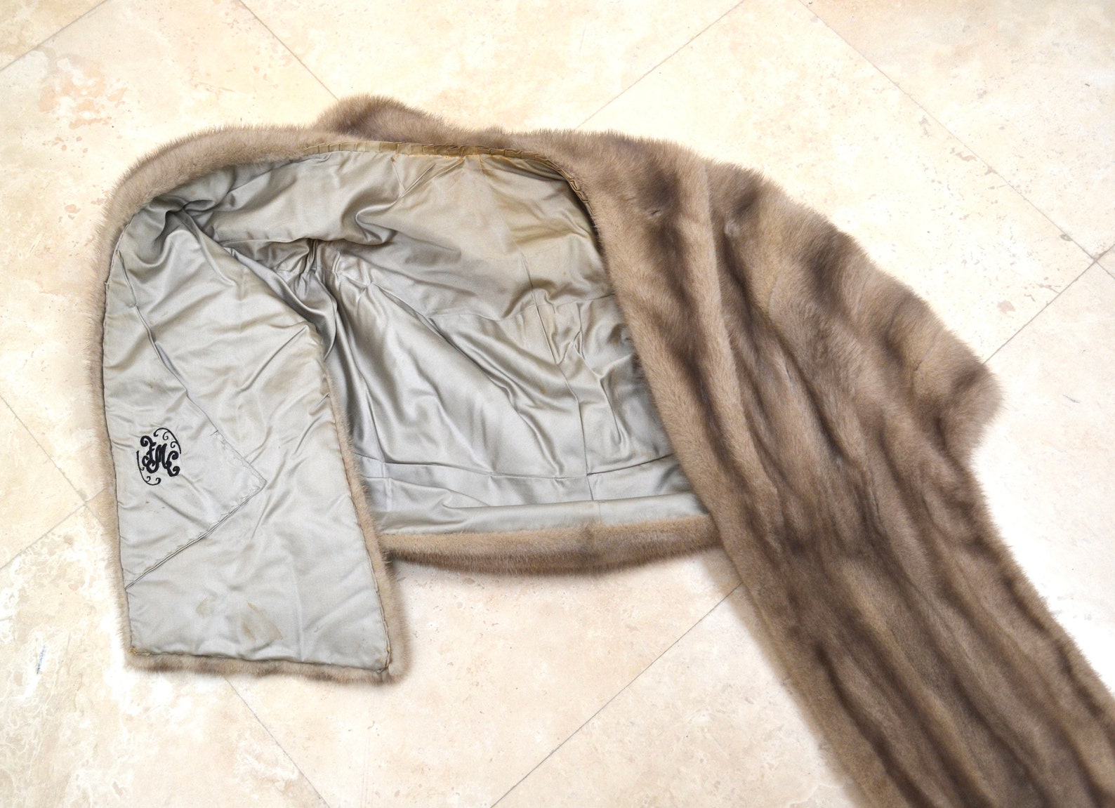 Vintage Mink Stole Honey Silver Vintage Fur Stole Cape// | Etsy