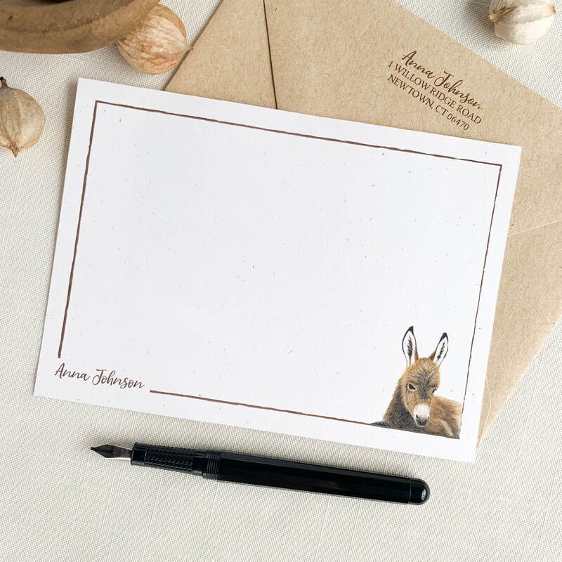Donkey Card - Etsy