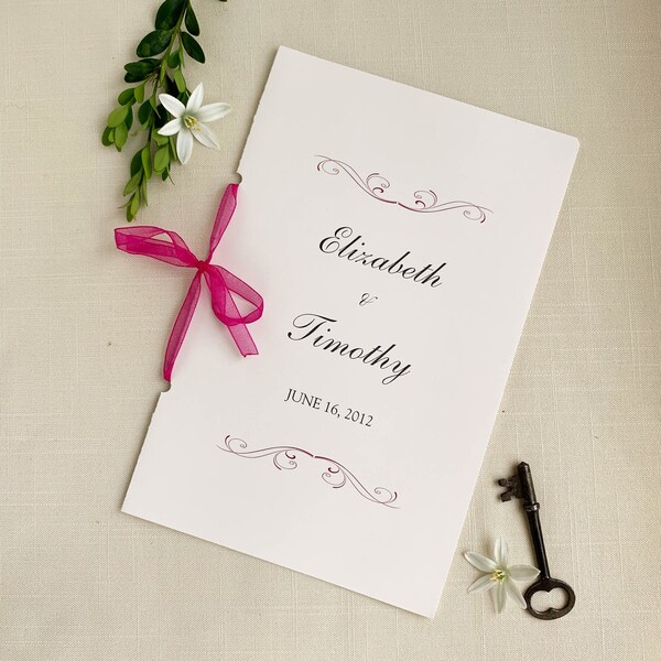 Programs With Ribbon - Etsy