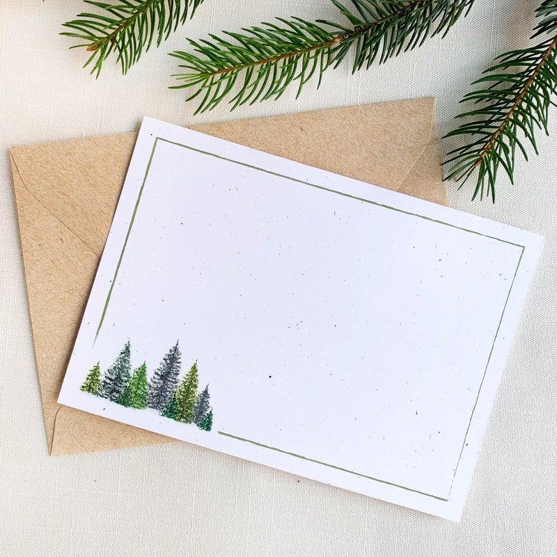 Evergreen Card - Etsy