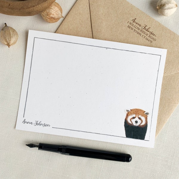 Red Panda Watercolor - Etsy