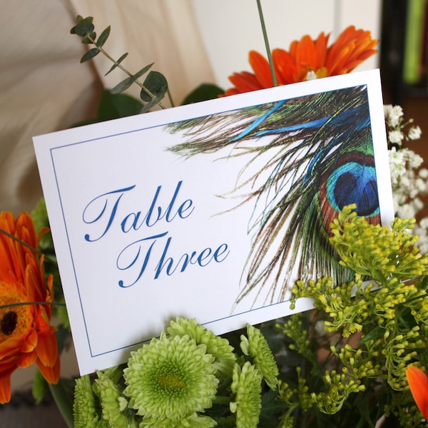 Peacock Table Decorations - Etsy