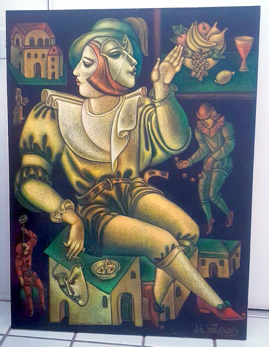Janus With a Mask - Etsy