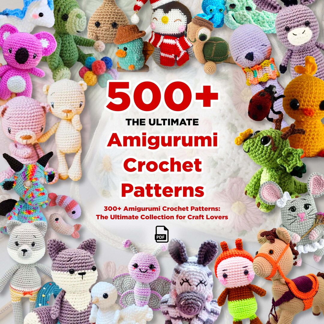 500+ the Ultimate Amigurumi Cartoon Bundles, Handmade Cartoon, Cartoon ...