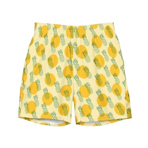 Pineapple Love Swim Trunks - Etsy