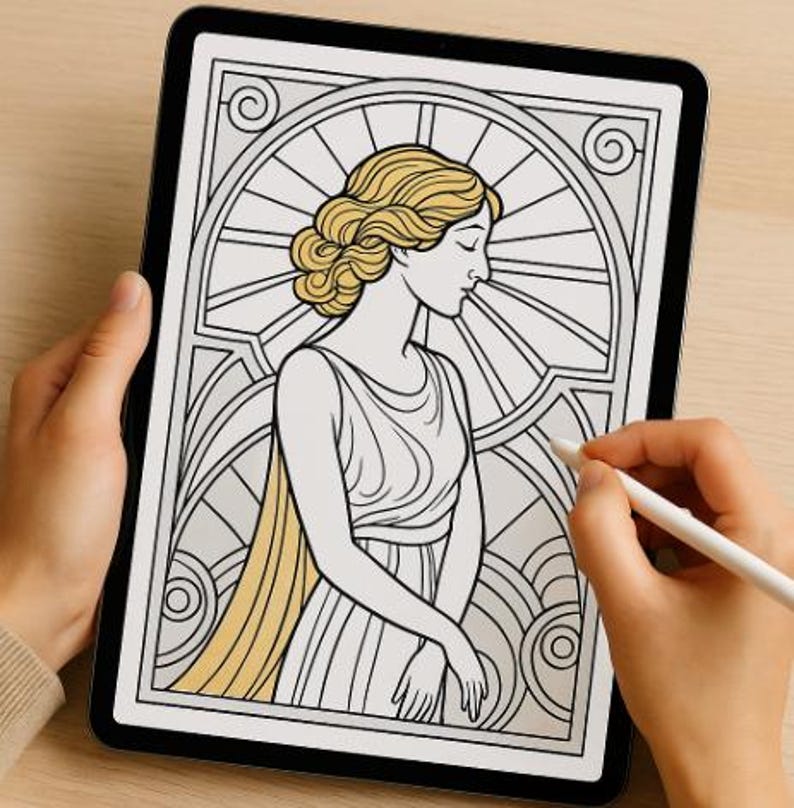 Inspired by Famous Artists Coloring Book – 20 Printable Pages for ...