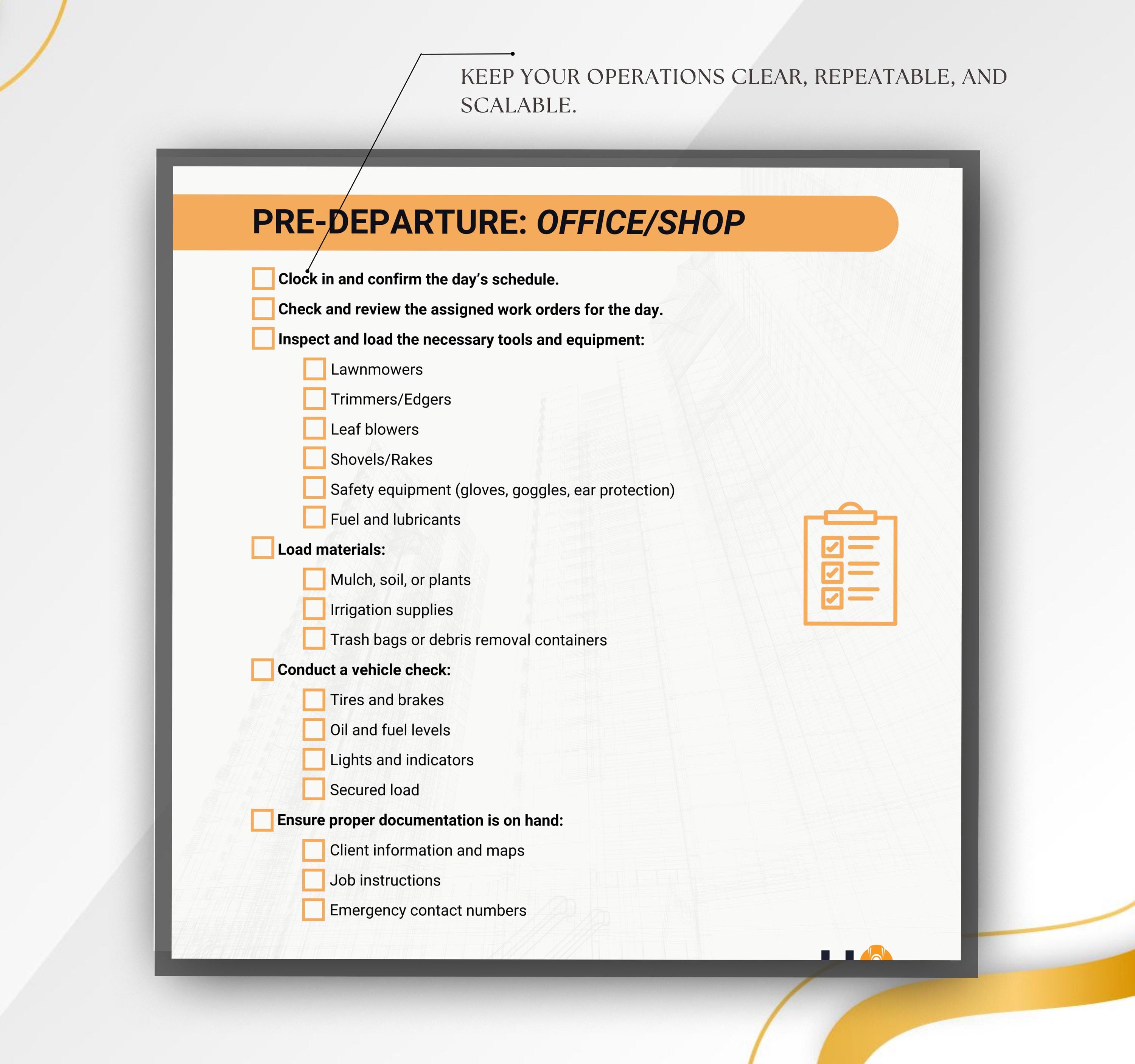 Standard Operating Procedures Template, SOP Manual Google Docs Format ...