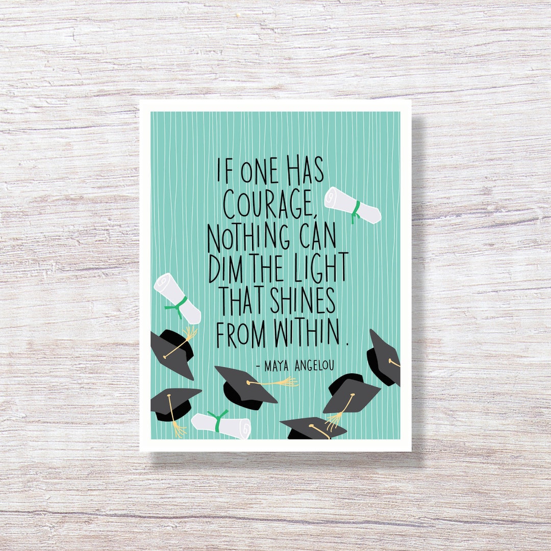 Quote, Graduation Card Congratulations - H303 - Etsy