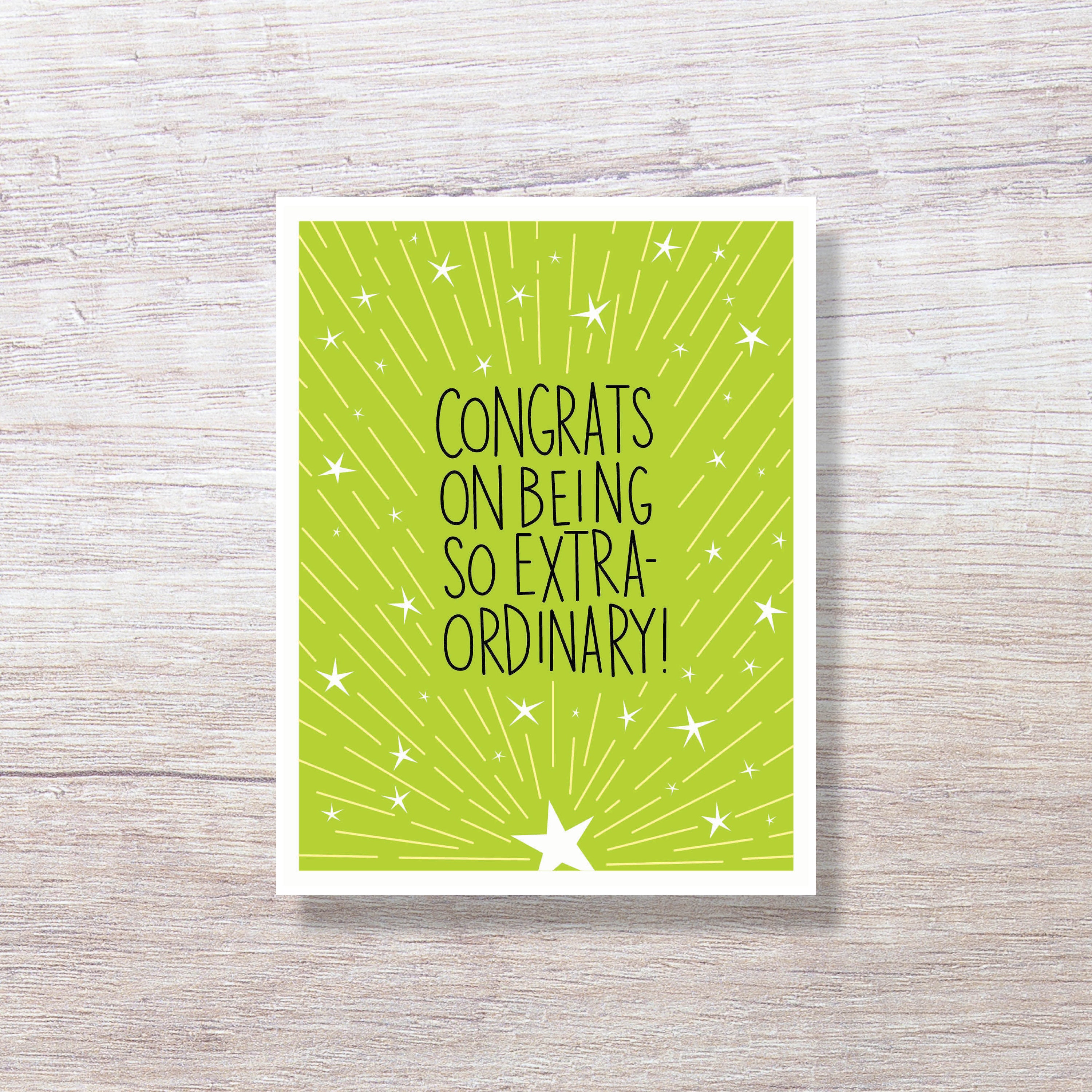 Extraordinary Congratulations Card, Accomplishment, Achievement ...