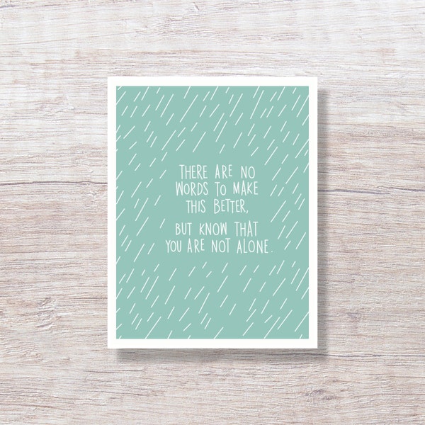 Cancer Sympathy Card - Etsy