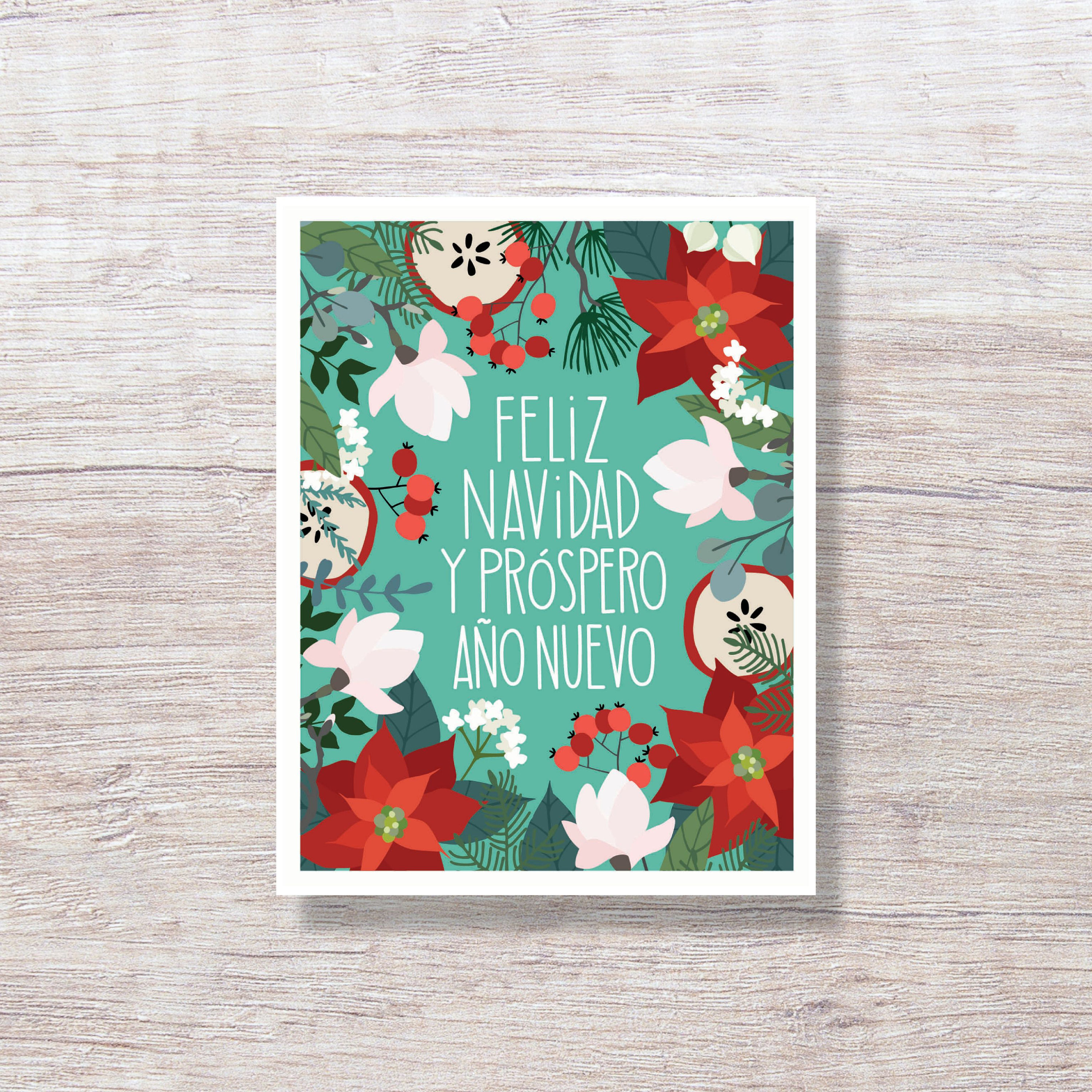 Feliz Navidad Y Prospero Ano Nuevo Cards