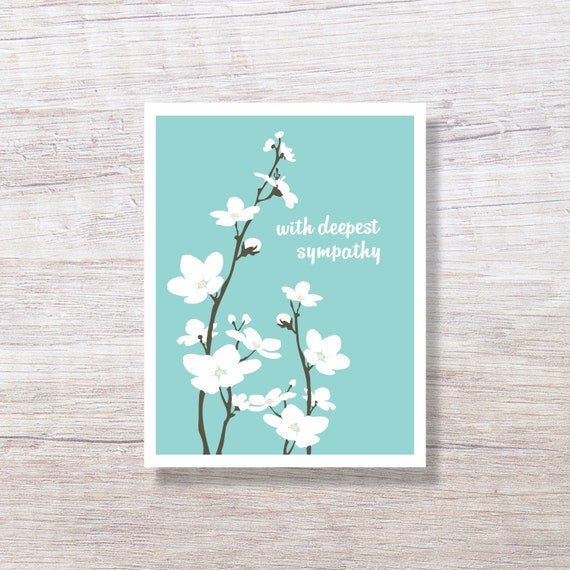 Condolence Card Sympathy Card Thinking of You Card APPLE | Etsy