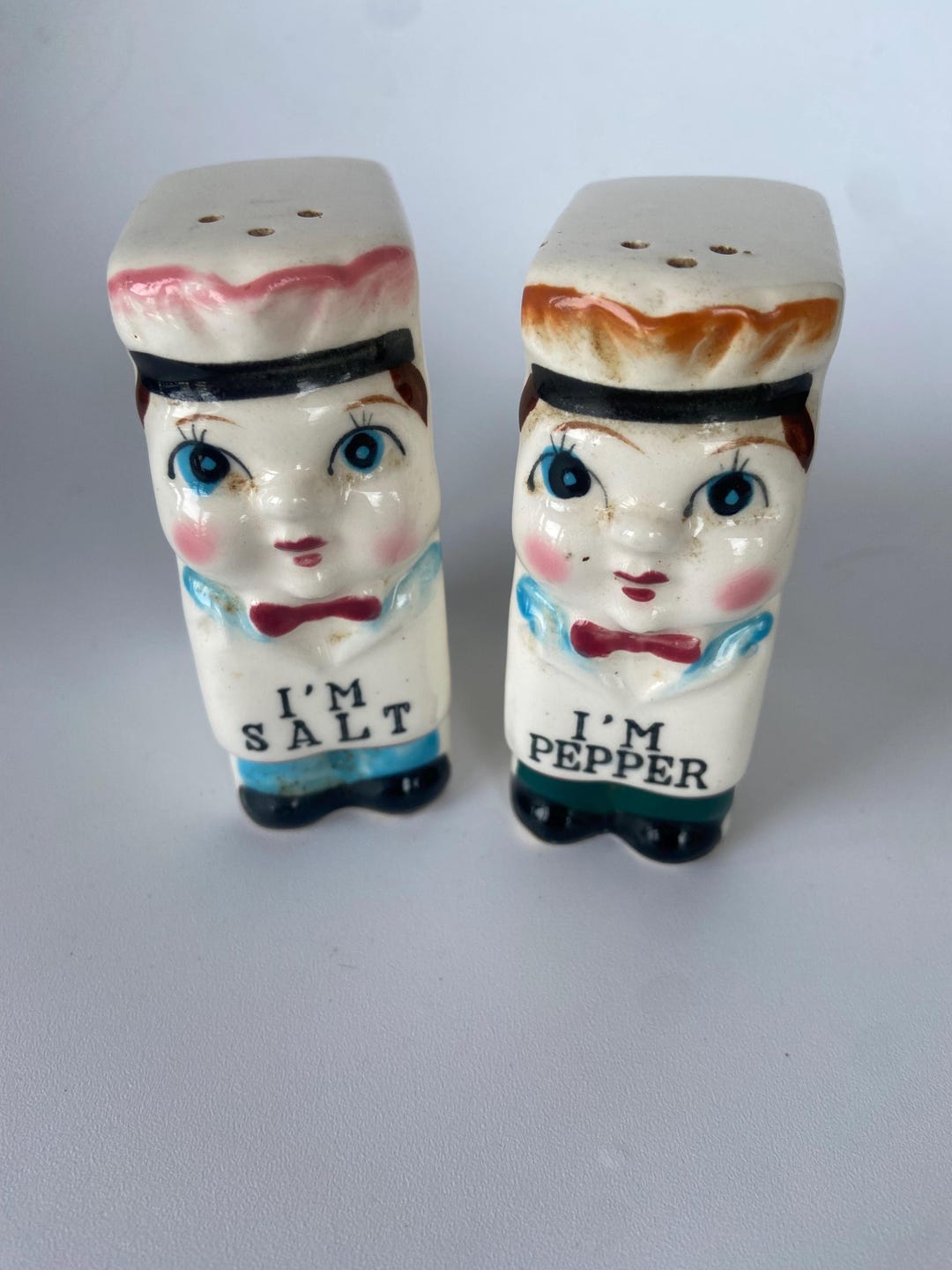 1950’s Royal Sealy Chef Salt & Pepper Set / MCM Chef Salt N Pepper Set ...