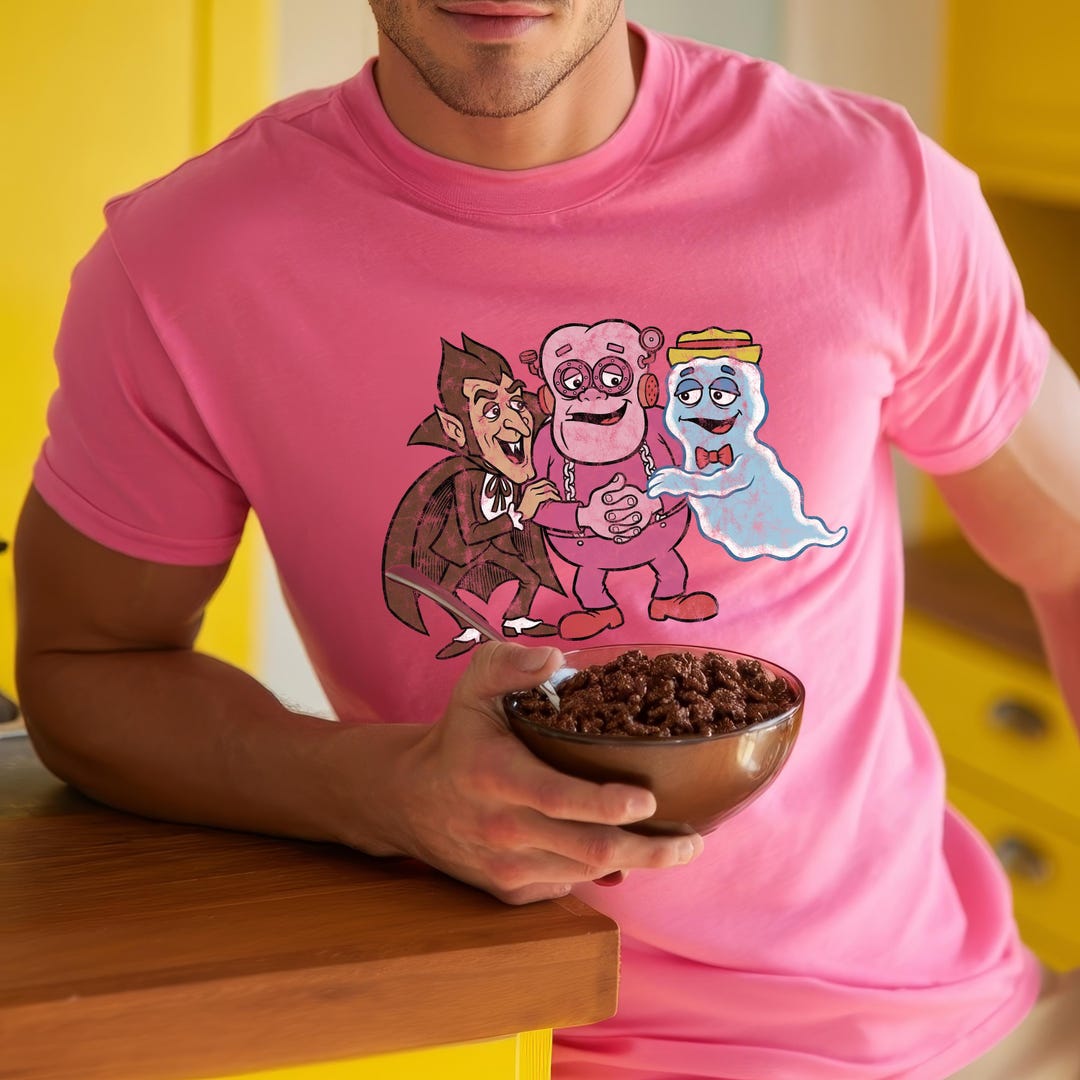 Classic General Mills Cereal Mascots Washed & Worn-look T-shirt | Count ...
