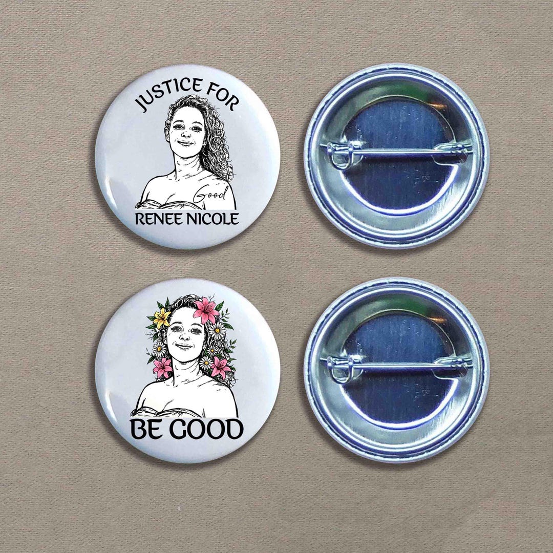 Be Good Buttons, Justice for Renee Nicole Good Pin Buttons, Ice Out Pin ...