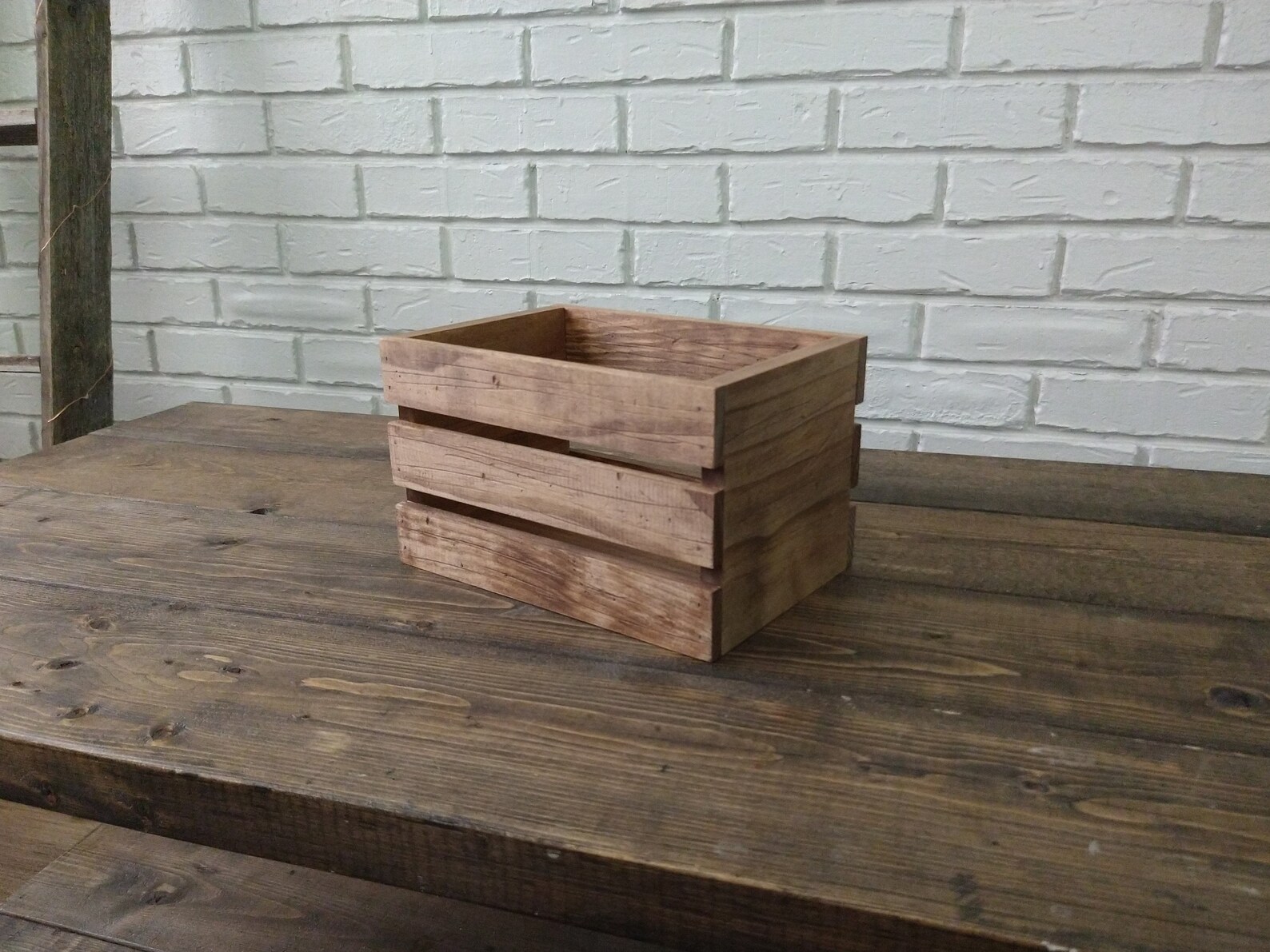 The Original Rusty Crate Small Rustic Brown Rustic Wood - Etsy