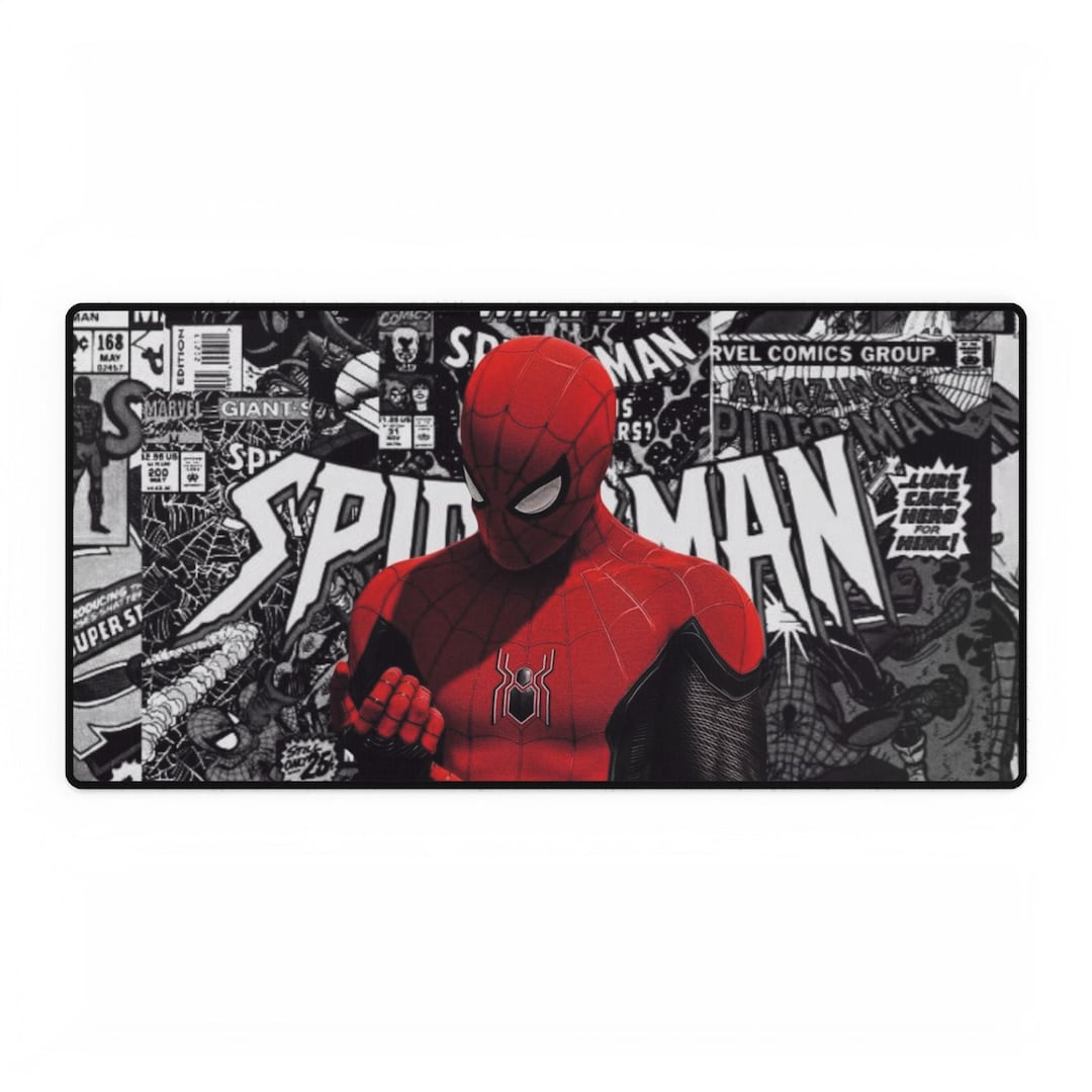 Spider-man Desk Mat: Gamer Office Decor, Superhero Gift - Etsy