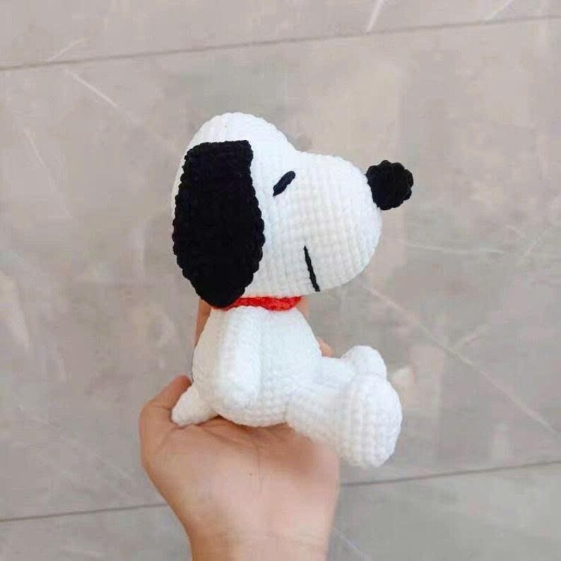 Snoopy Dog Amigurumi Crochet Pattern PDF – Cute Cartoon Plush Toy ...
