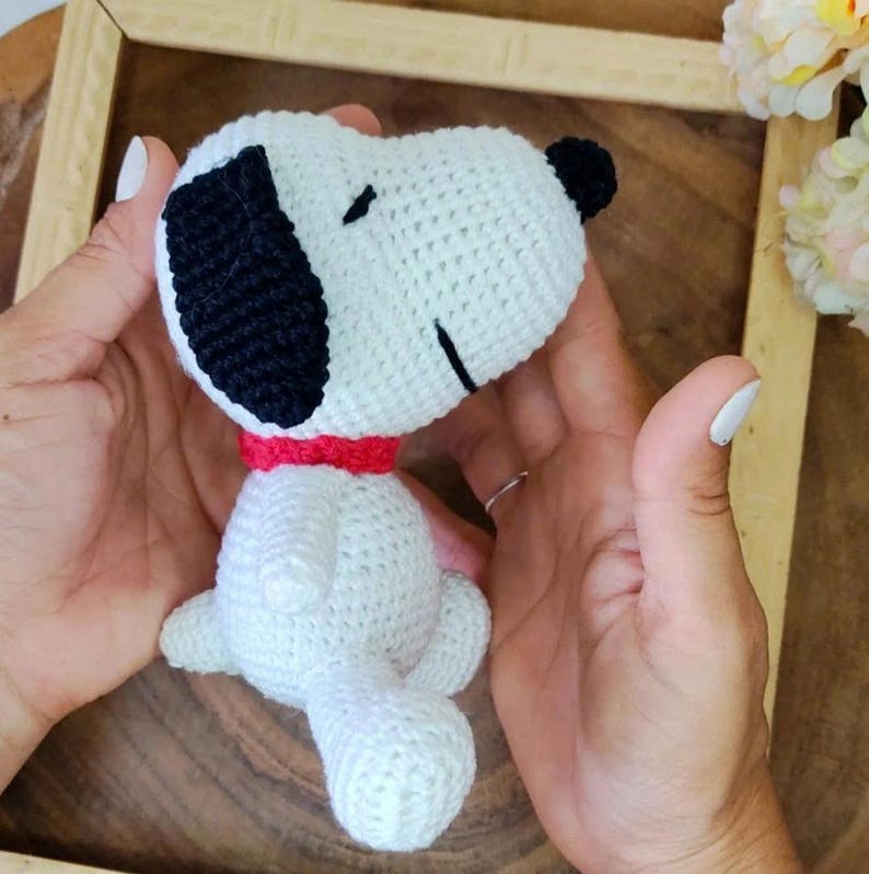 Snoopy Dog Amigurumi Crochet Pattern PDF – Cute Cartoon Plush Toy ...
