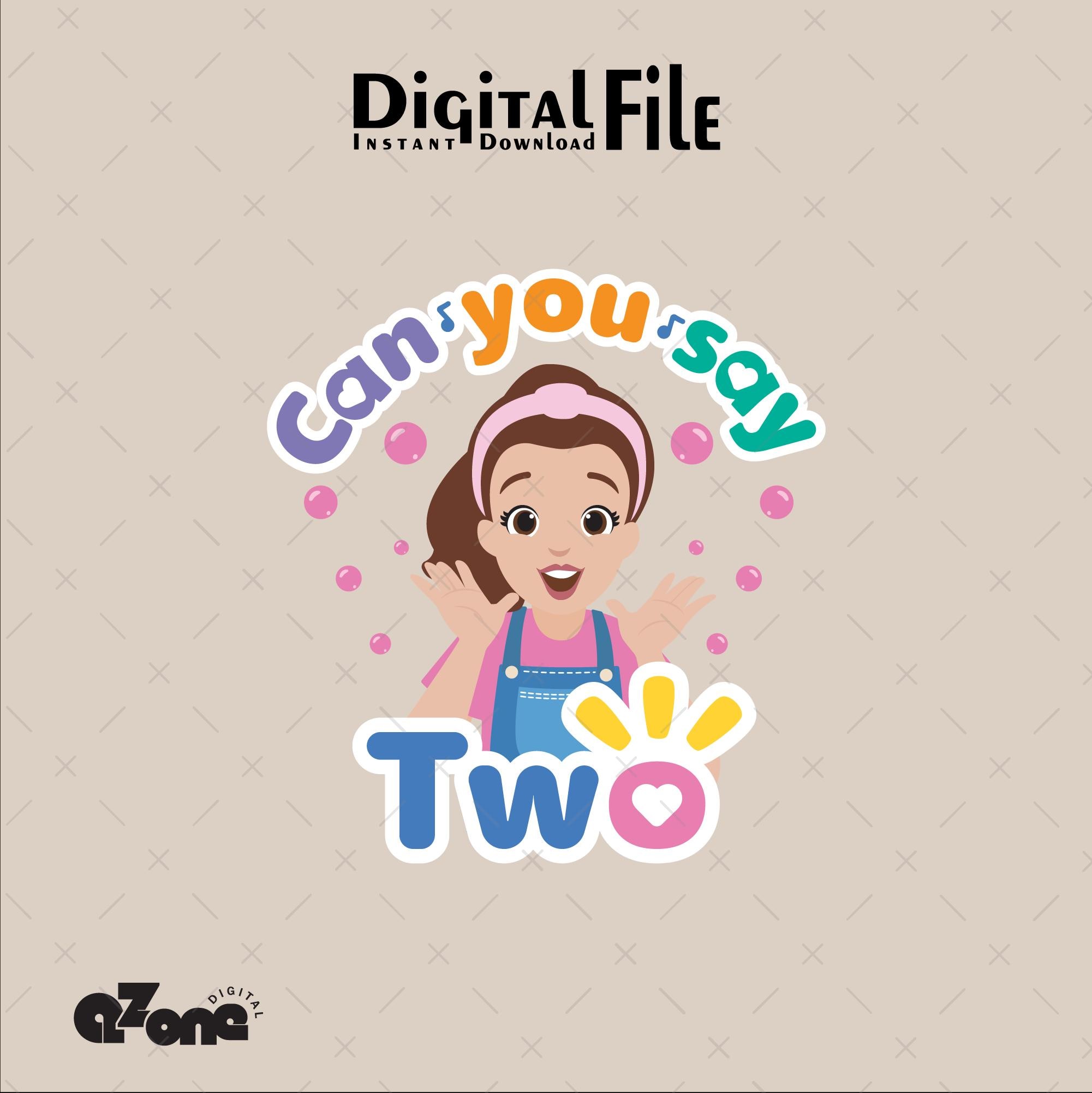 Can You Say Two Rachel Birthday Png - Etsy