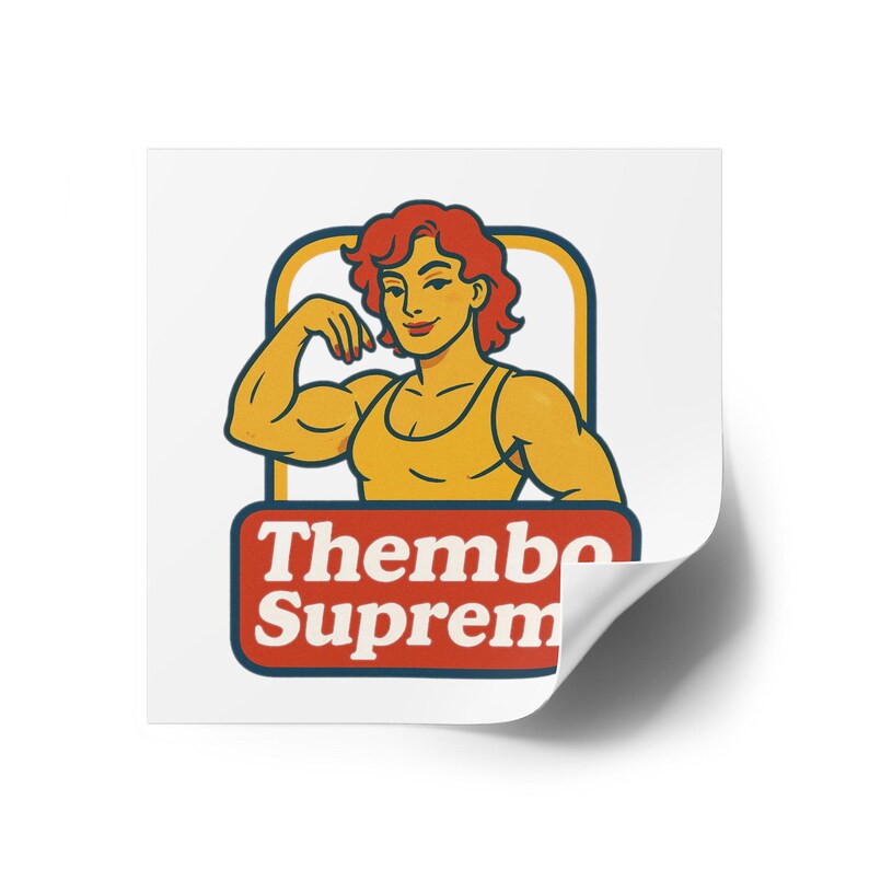 Thembo Square Stickers, LGBTQIA+ Pride Non-binary Sticker for Laptop and Water Bottle Decor ...