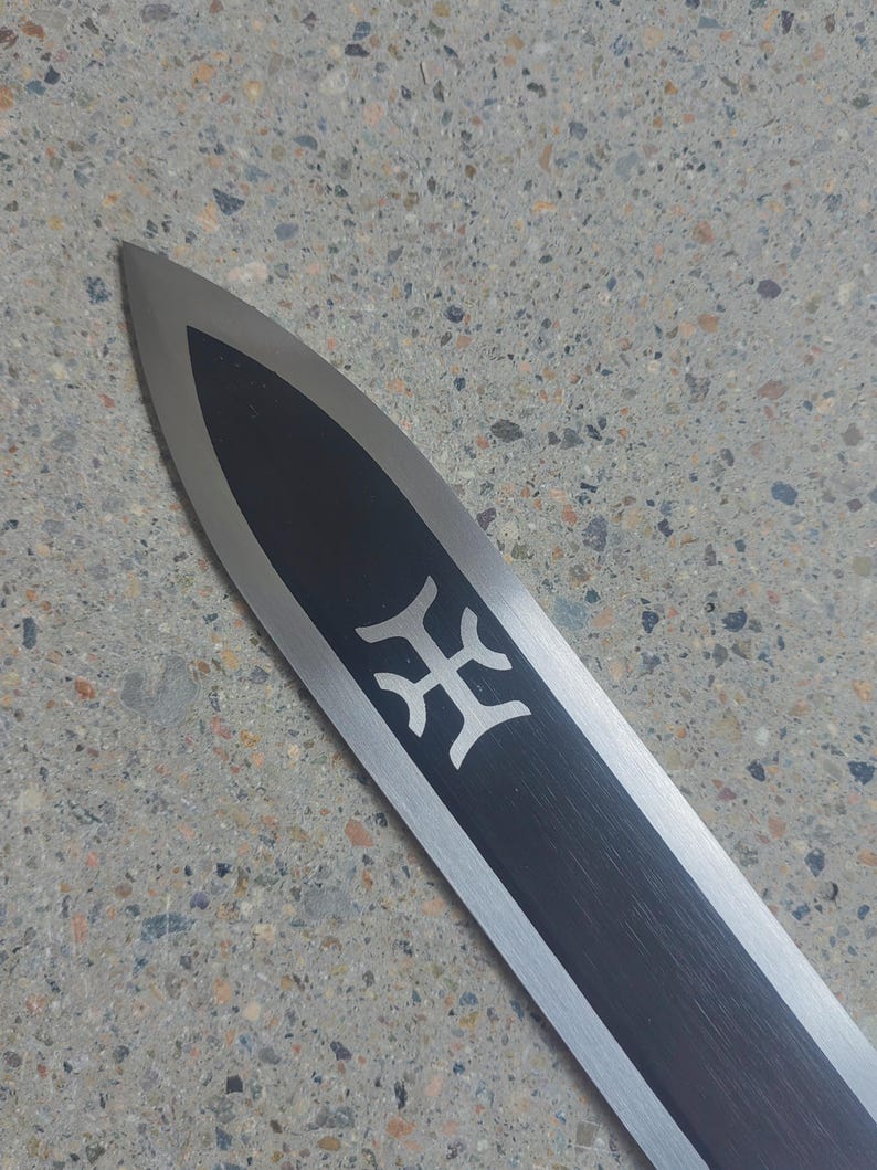 Sword Art Online SAO Black Sword Blade Metal Cosplay Weapon Prop ...