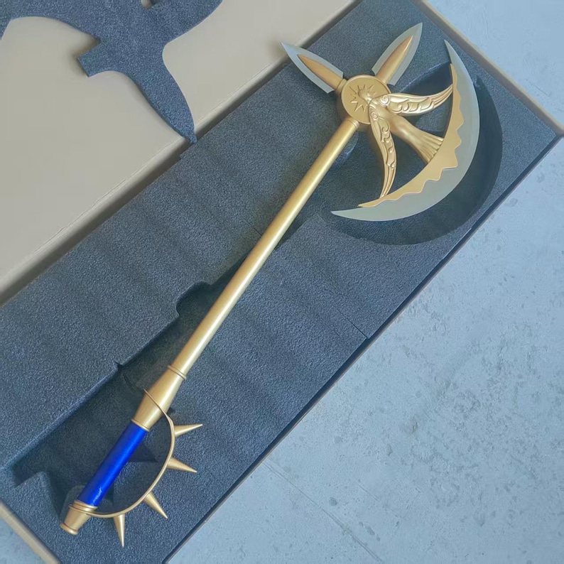 Rhitta Axe Seven Deadly Sins Lion's Sin of Pride Escanor Ax Cosplay ...