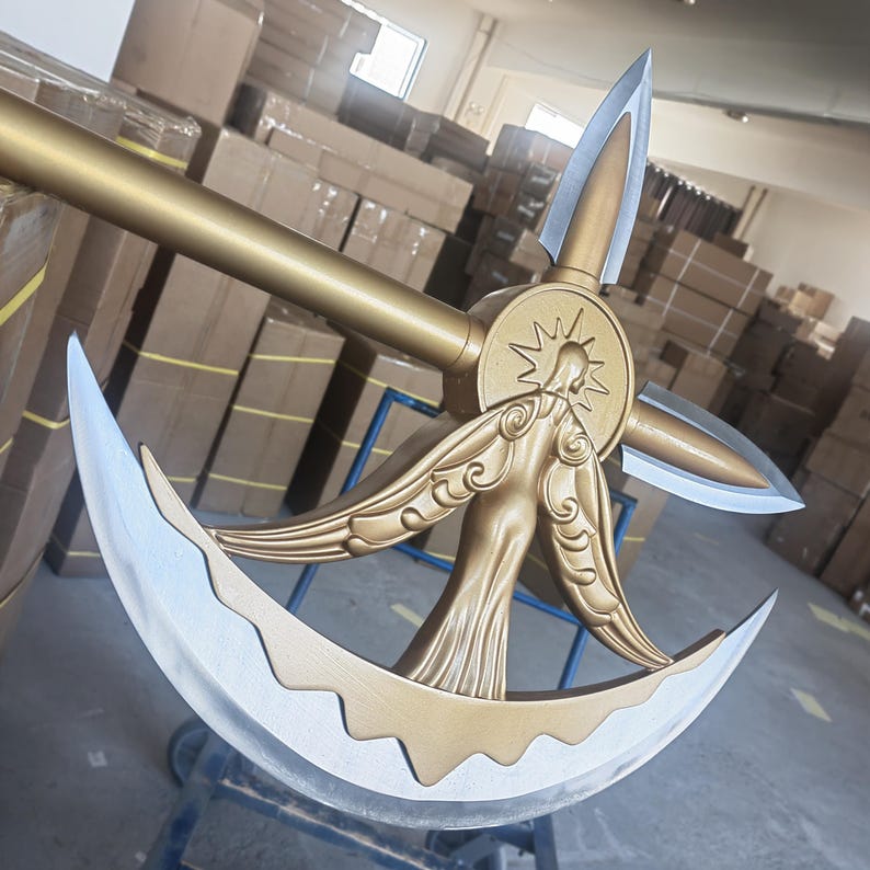 Rhitta Axe Seven Deadly Sins Lion's Sin of Pride Escanor Ax Cosplay ...