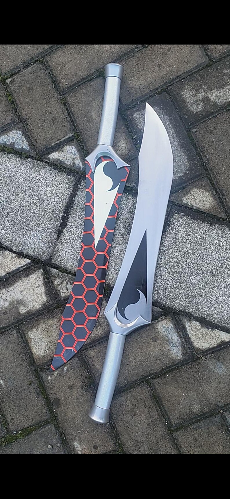 FGO Archer Twins Sword Fate Katana Blade Cosplay Japan Japanese Weapon ...