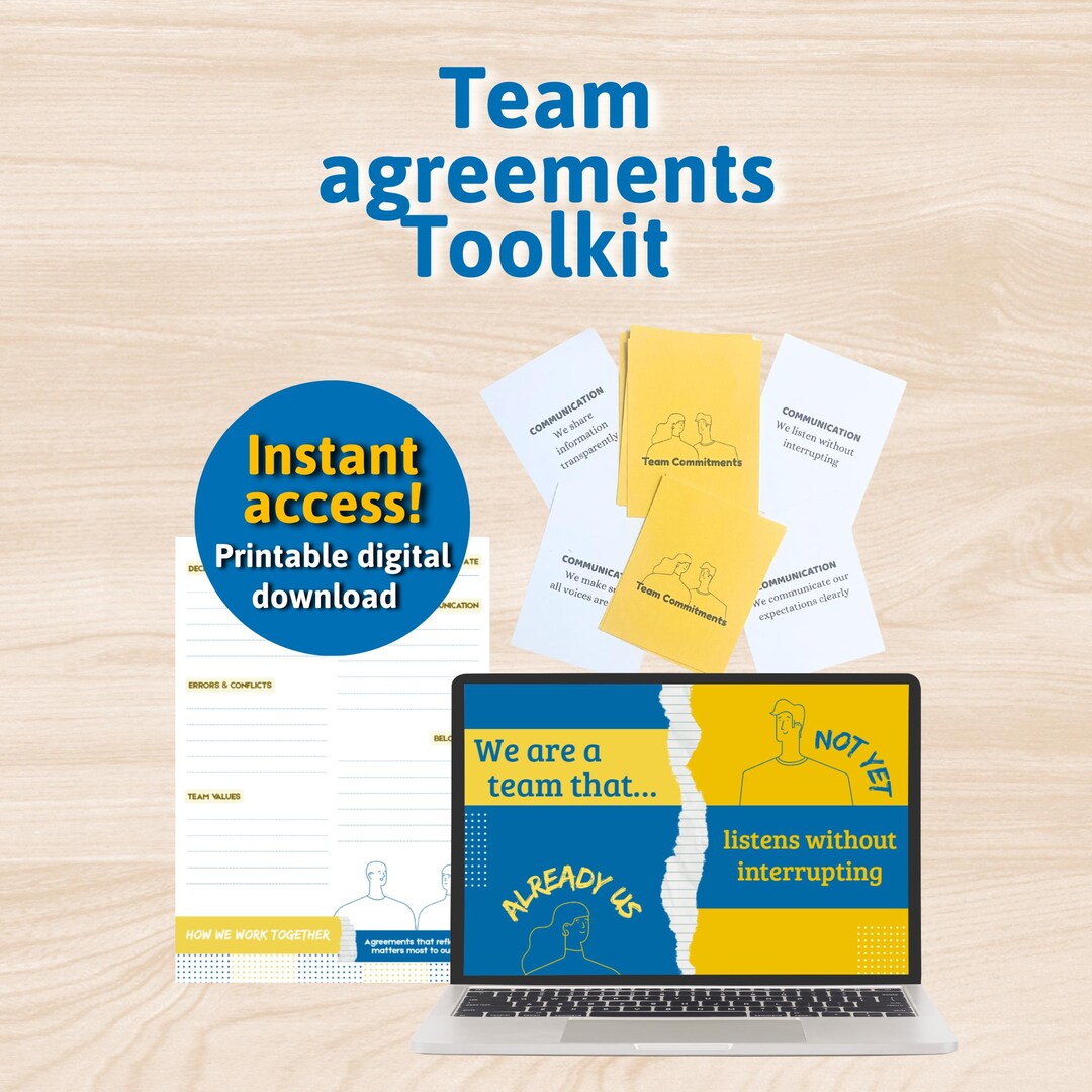 Team Building & Meeting Activity Kit – Team Agreements Reflection Cards ...