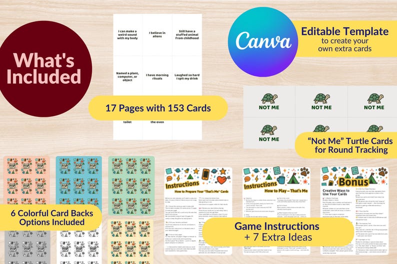 Printable Team Building Card Game: 153 Life & Work Prompts (PDF ...