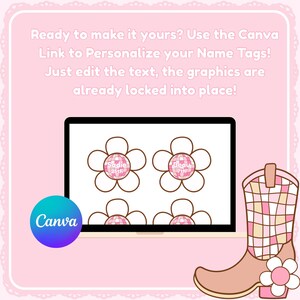 Bows and Boots - Editable Birthday Display | Western Disco Cowgirl ...