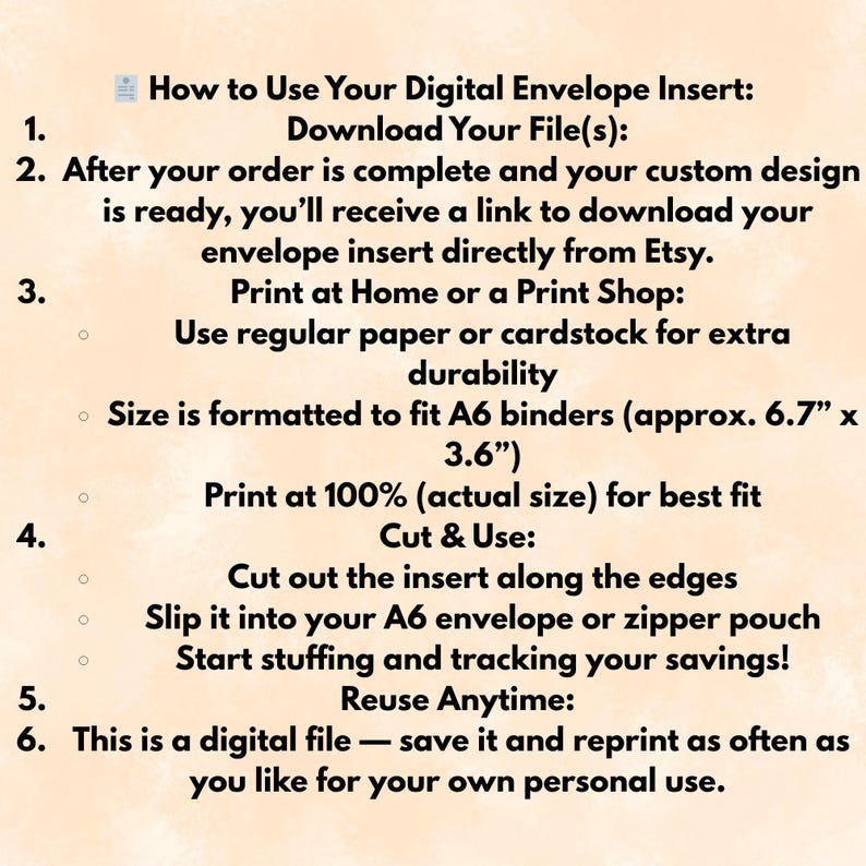 Field Trip Fund A6 Cash Envelope Insert: Printable Budgeting (digital ...