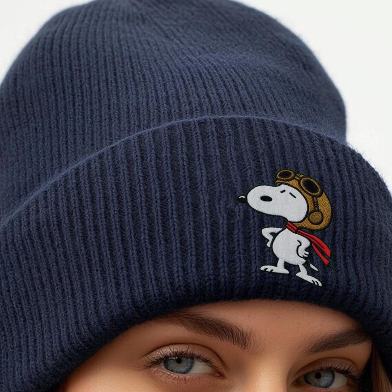 Snoopy Knit Sweatshirt - Etsy