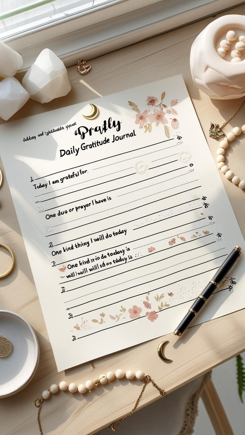 Muslim Prayer Tracker Printable | Daily Prayer Checklist | Islamic ...